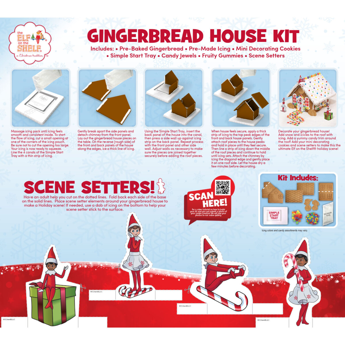 Elf on the Shelf Mini Gingerbread House Kit – The Cookie Jar