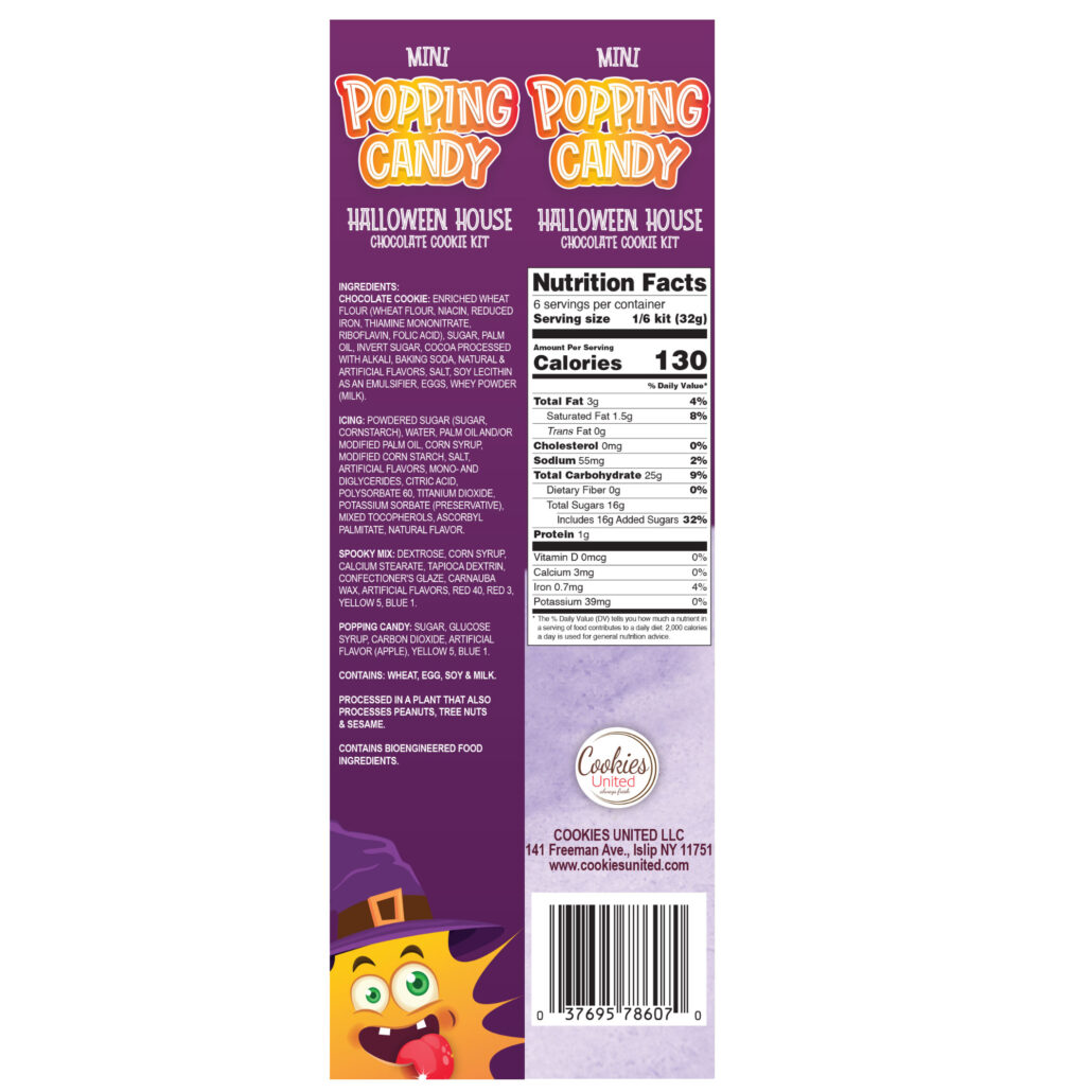 Pop Candy Mini Halloween House – The Cookie Jar