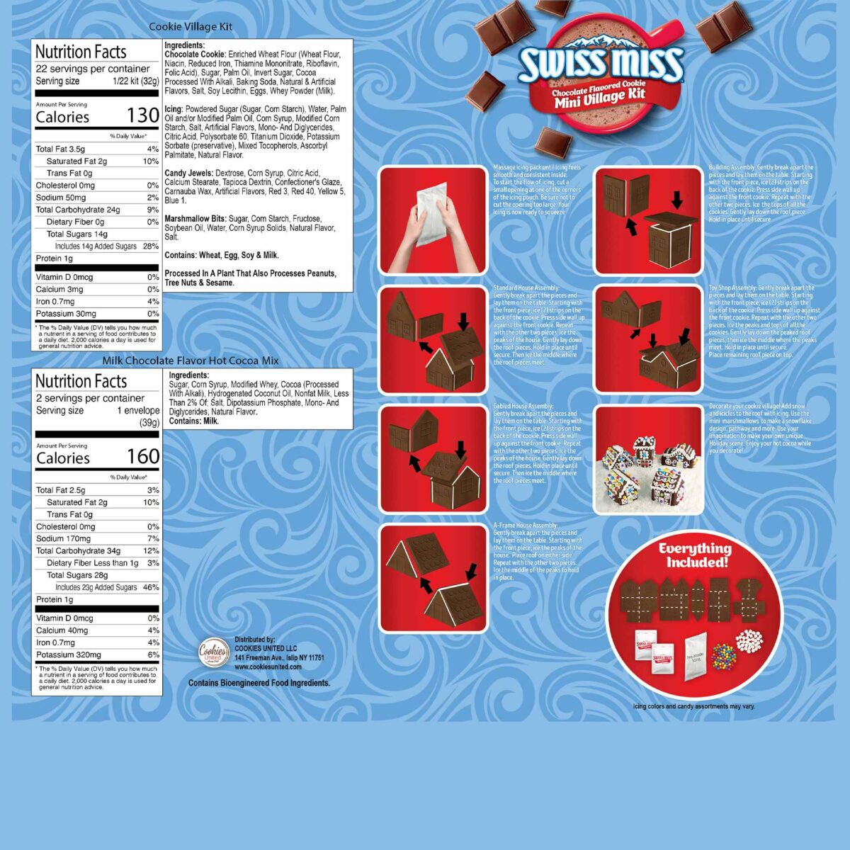 Swiss Miss Chocolate Flavored Cookie Mini Village Kit – The Cookie Jar