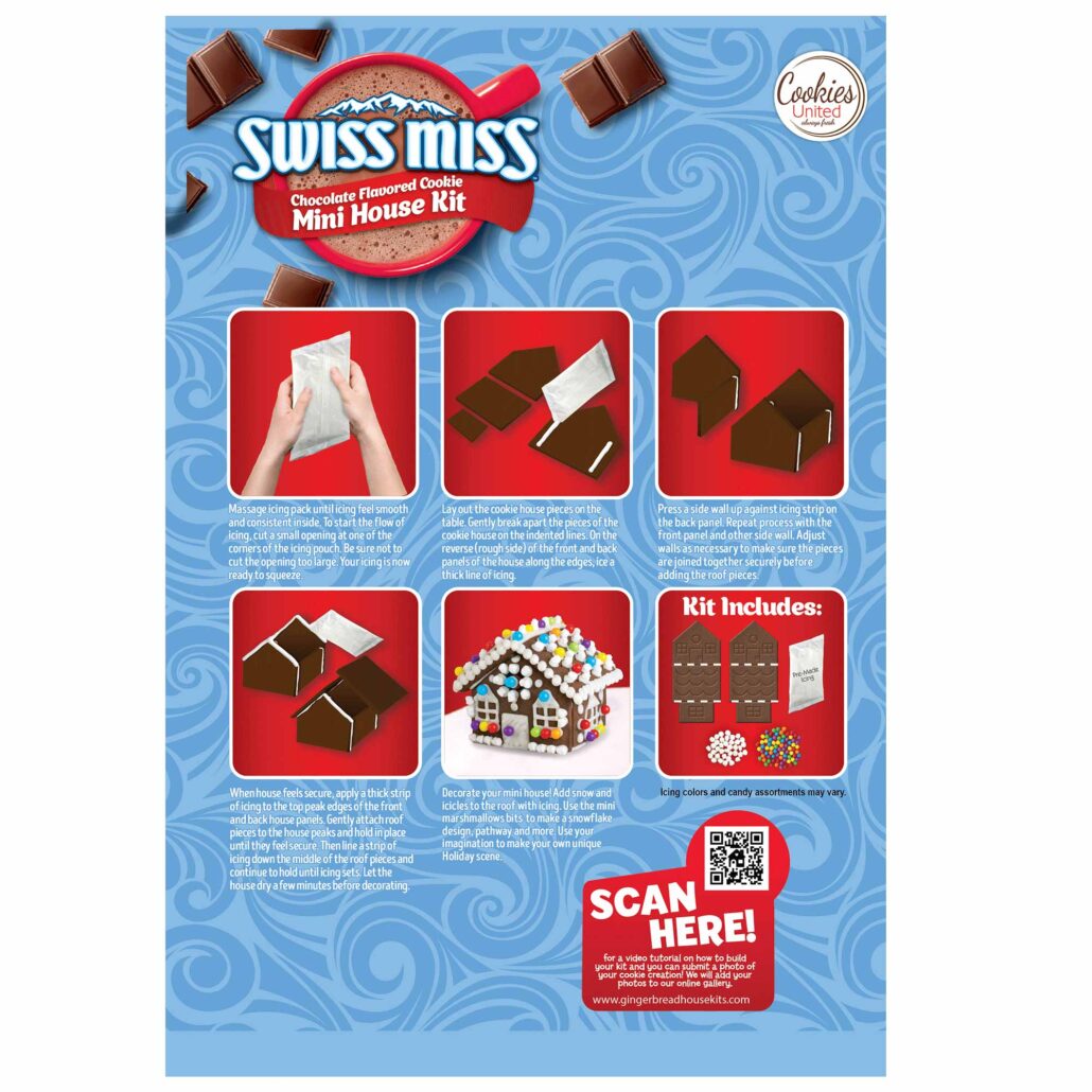 Swiss Miss Chocolate Flavored Cookie Mini House Kit – The Cookie Jar
