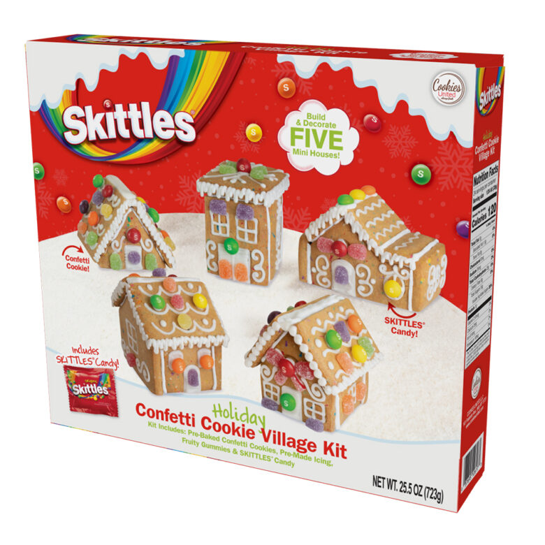 Skittles Holiday Confetti Cookie Mini Village Kit – The Cookie Jar