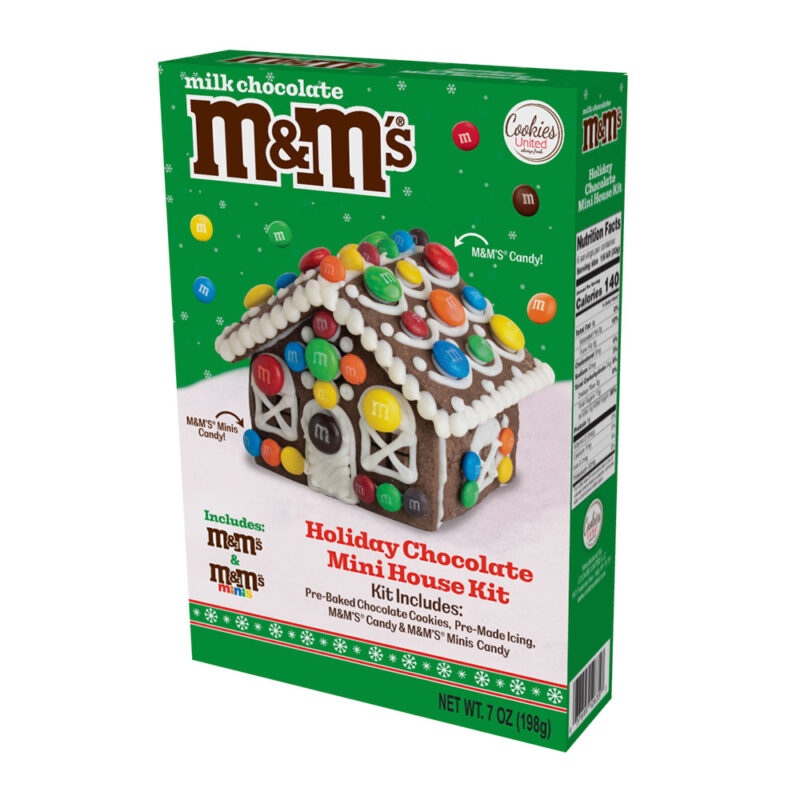 M&M Holiday Chocolate Mini House – The Cookie Jar
