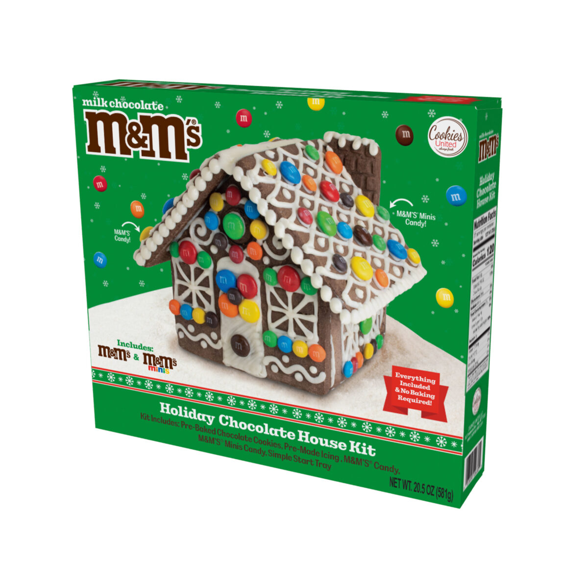 M&M Holiday Chocolate House Kit – The Cookie Jar