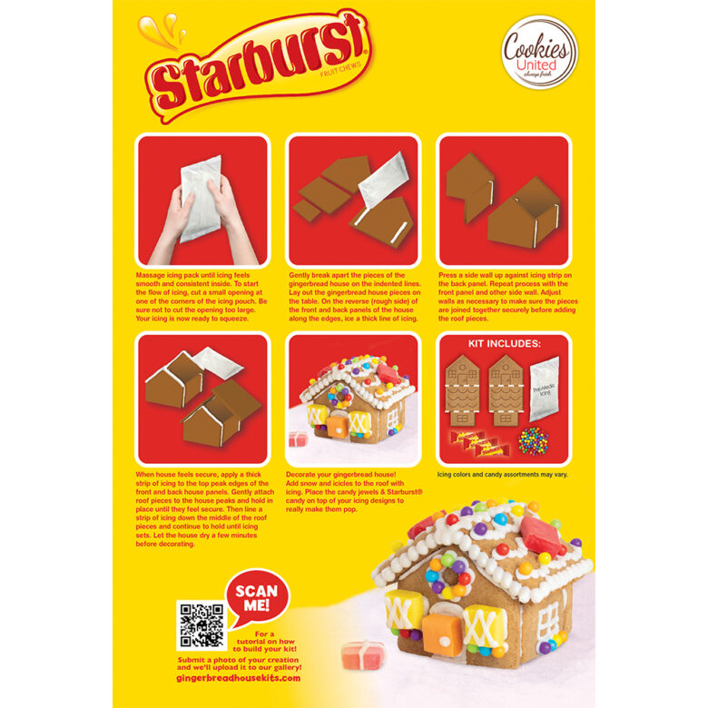 Starburst Gingerbread Mini House Kit – The Cookie Jar
